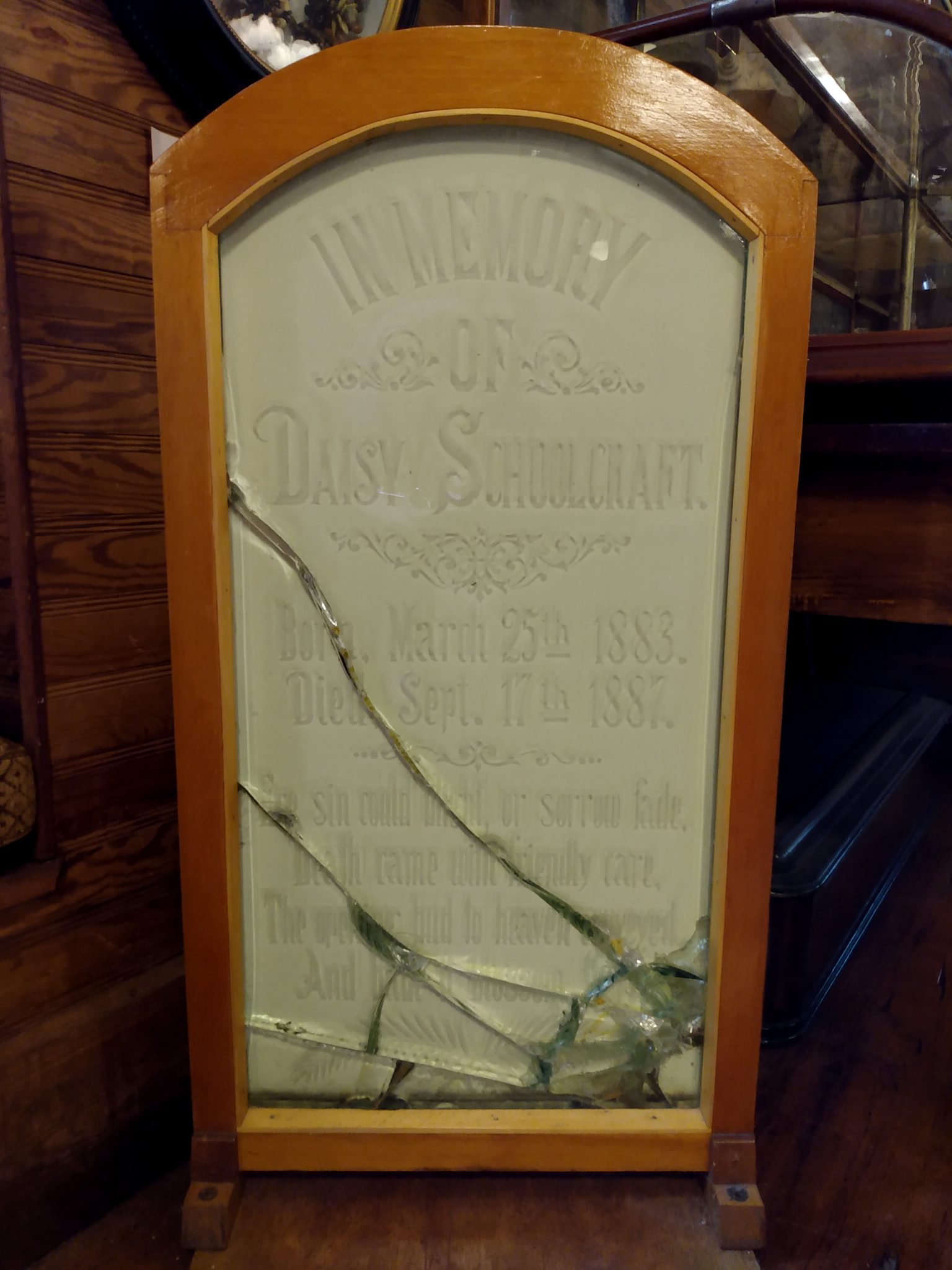 Glass Tombstone